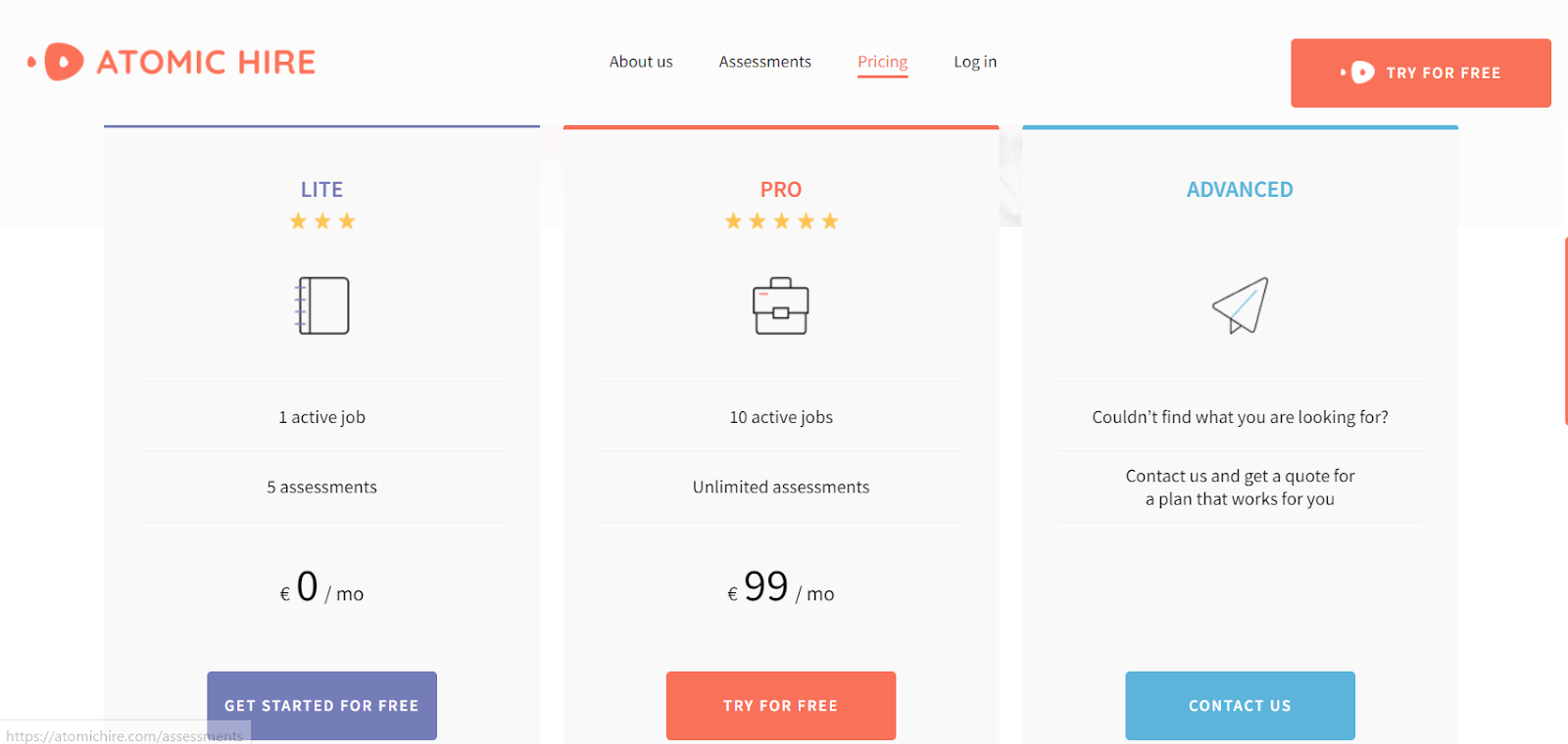 An Unbiased Review of Atomic Hire