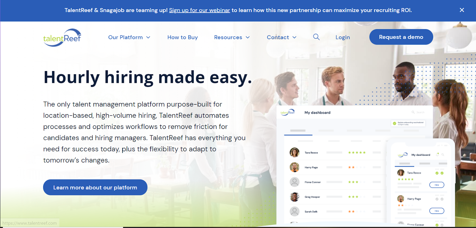 An Unbiased Evaluation of TalentReef