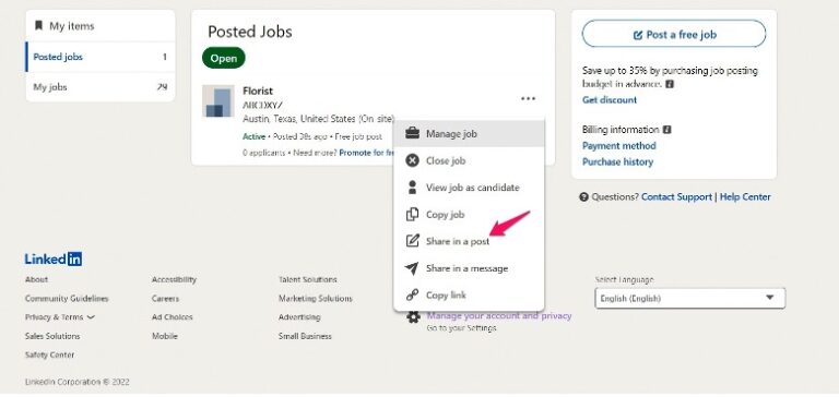 How To Share a Job Posting on LinkedIn—A Step-by-Step Guide