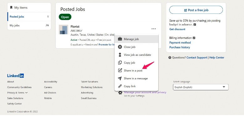 How To Share A Job Posting On LinkedIn A Step by Step Guide