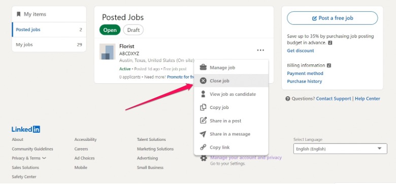 How To Remove A Job Posting From LinkedIn Updated 2023