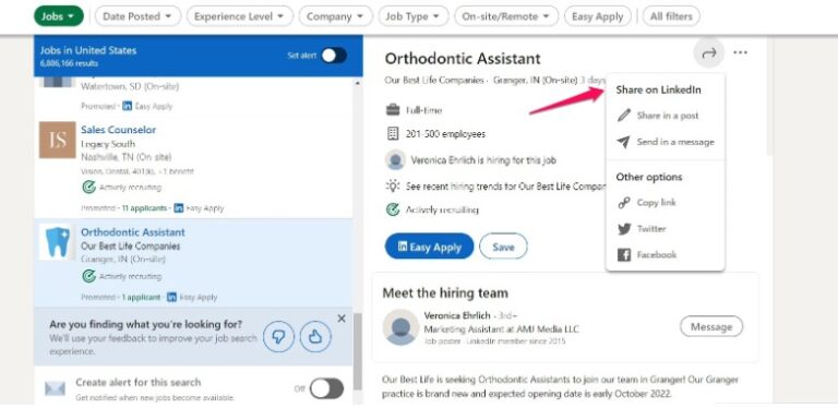 How To Share a Job Posting on LinkedIn—A Step-by-Step Guide