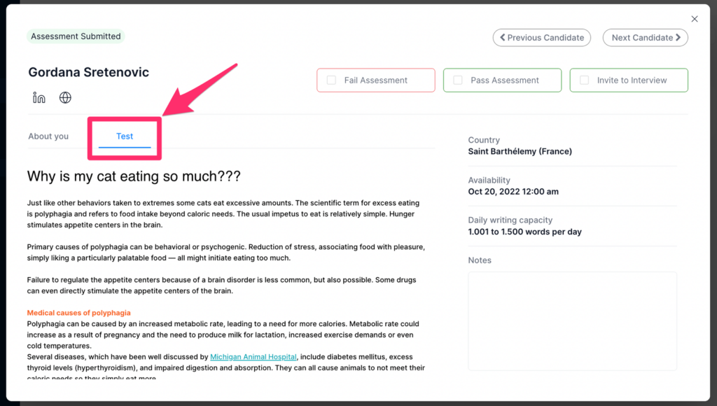 The Best Content Writer Testing Software | Workello - Workello