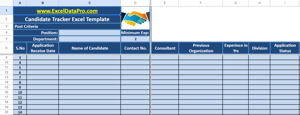 Top 13 Candidate Tracker Spreadsheet Solutions | Workello
