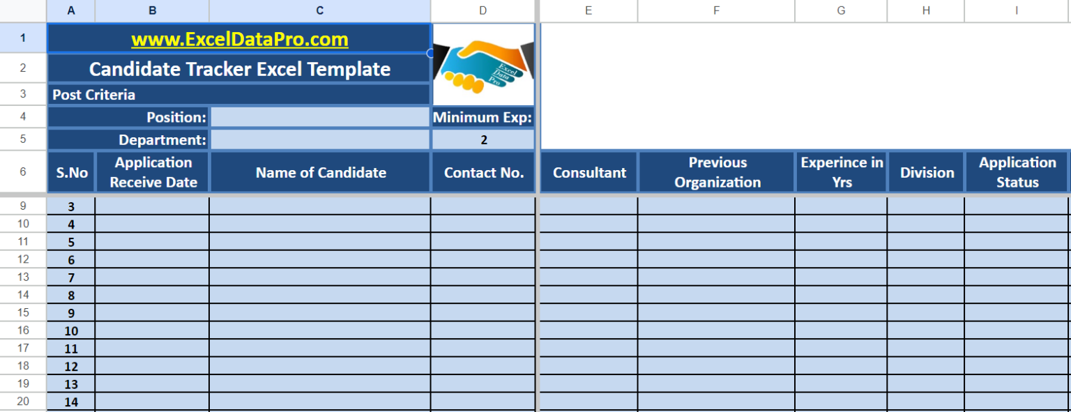 Top 13 Candidate Tracker Spreadsheet Solutions | Workello
