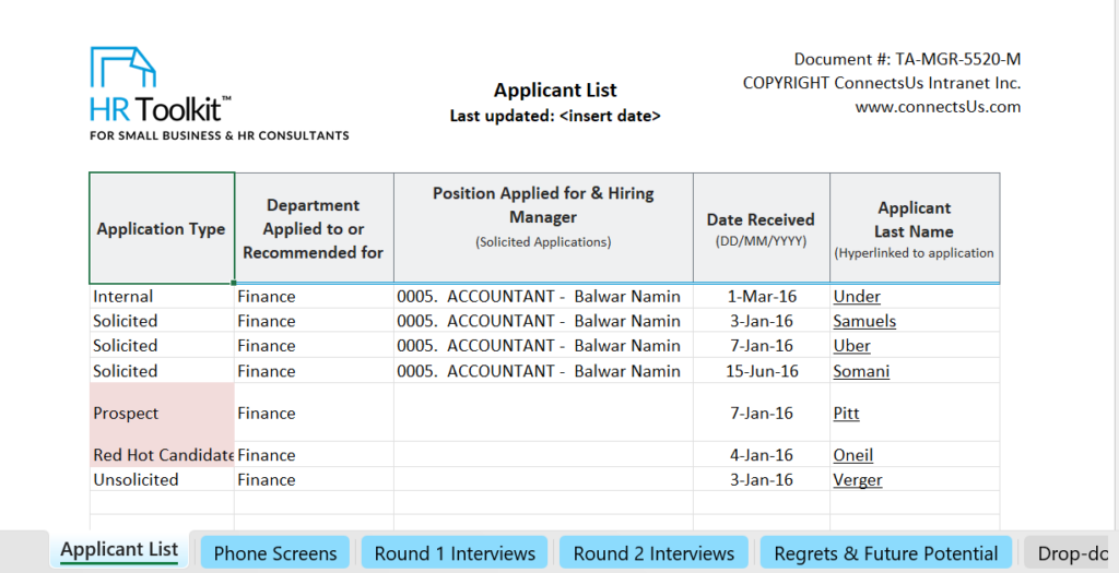 Top 13 Candidate Tracker Spreadsheet Solutions | Workello